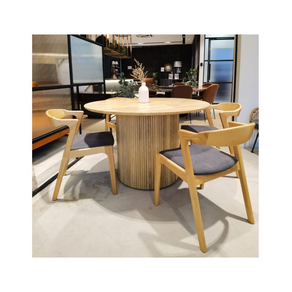 Solid Wood Dining Table Malaysia | Woodpedia Table | MoreDesign.com