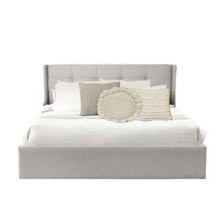 Sam Bedframe Queen (Beige) (PROMO DEAL) | MoreDesign.com