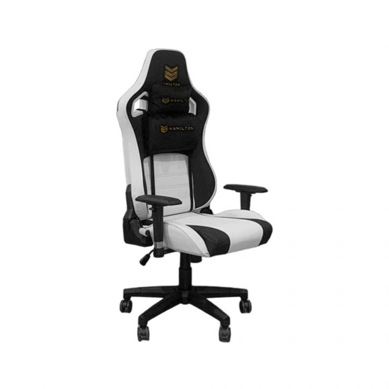 Hamilton Gaming Chair (White) | MoreDesign.com