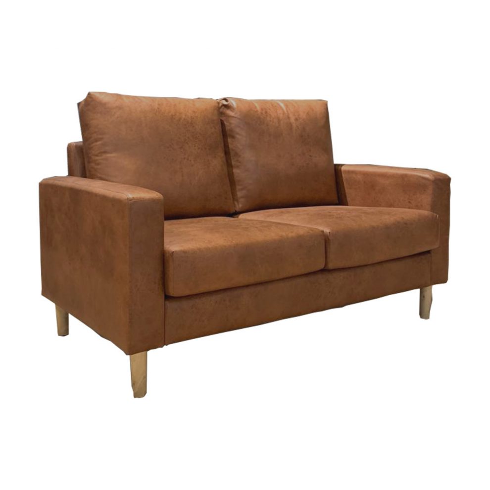 Benji 2 Seater Sofa (Brown) | MoreDesign.com