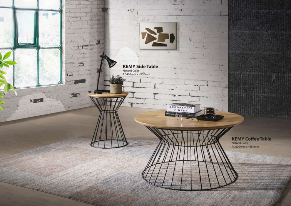 Kemy Side Table Natural | MoreDesign.com