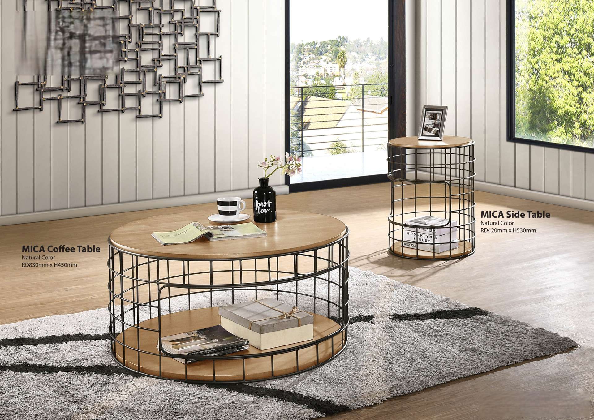 Mica Coffee Table Natural | MoreDesign.com