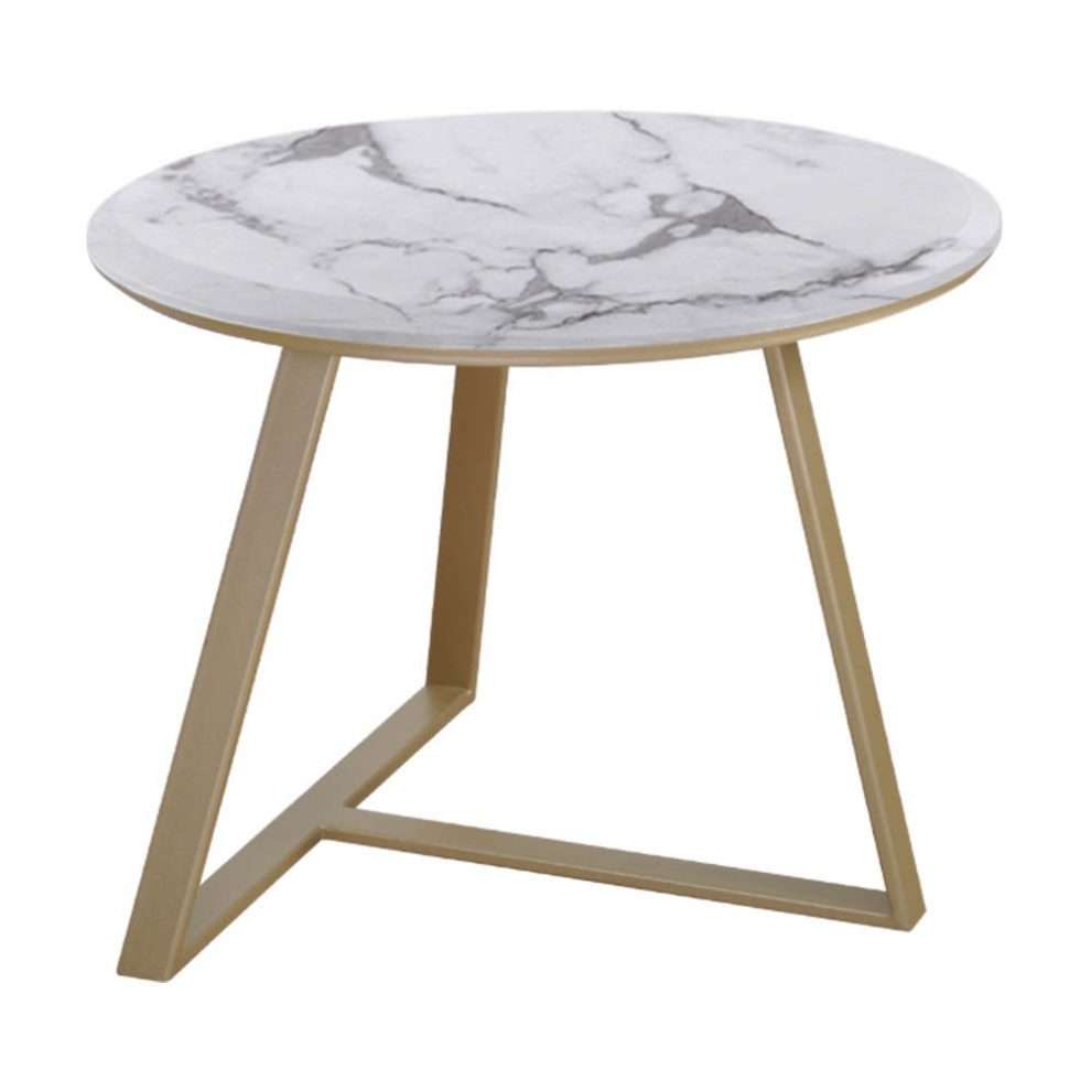 Side Table Malaysia: Wooden & Marble Side Table | MoreDesign.com